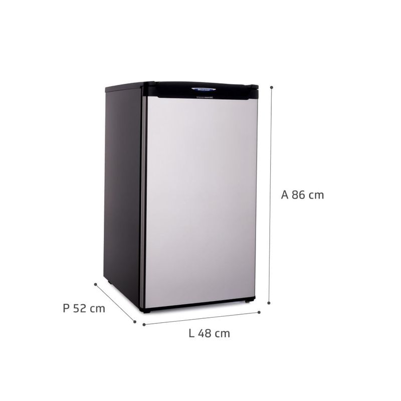 Frigobar Brastemp 120 litros cor Inox - Compra Certa