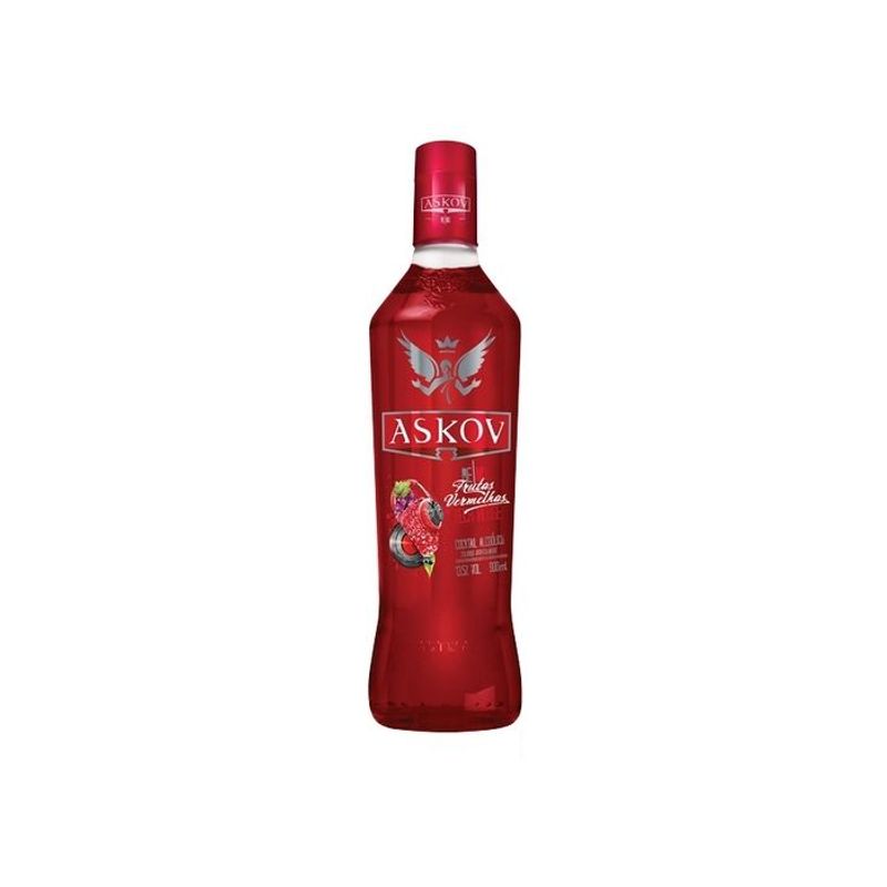 Vodka Askov Frutas Vermelhas 900ml - Compra Certa