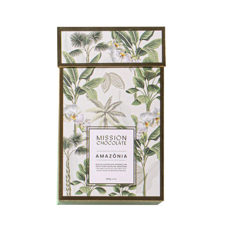 Ovo de Chocolate Intenso Amazônia Mission Chocolate 400g - Compra Certa