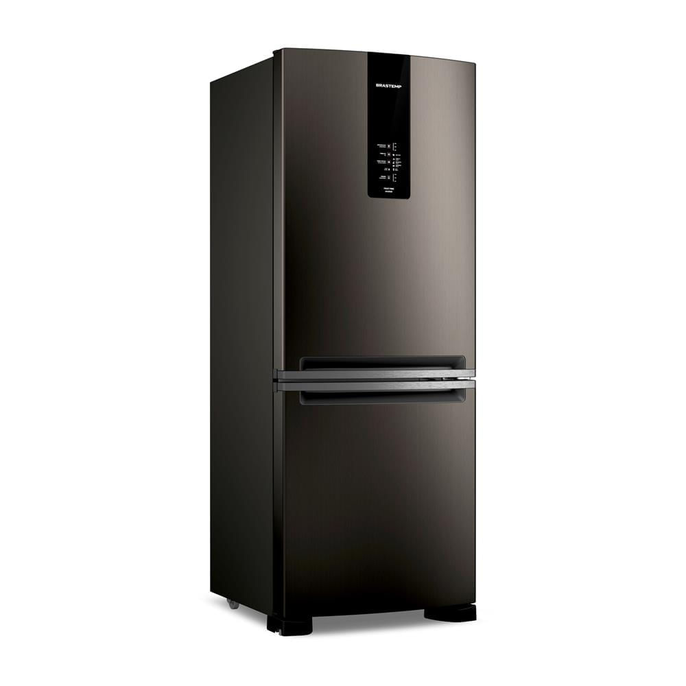 Geladeira Brastemp Eclipse Collection Frost Free Inverse A+++ 447 litros cor Black Inox com ...