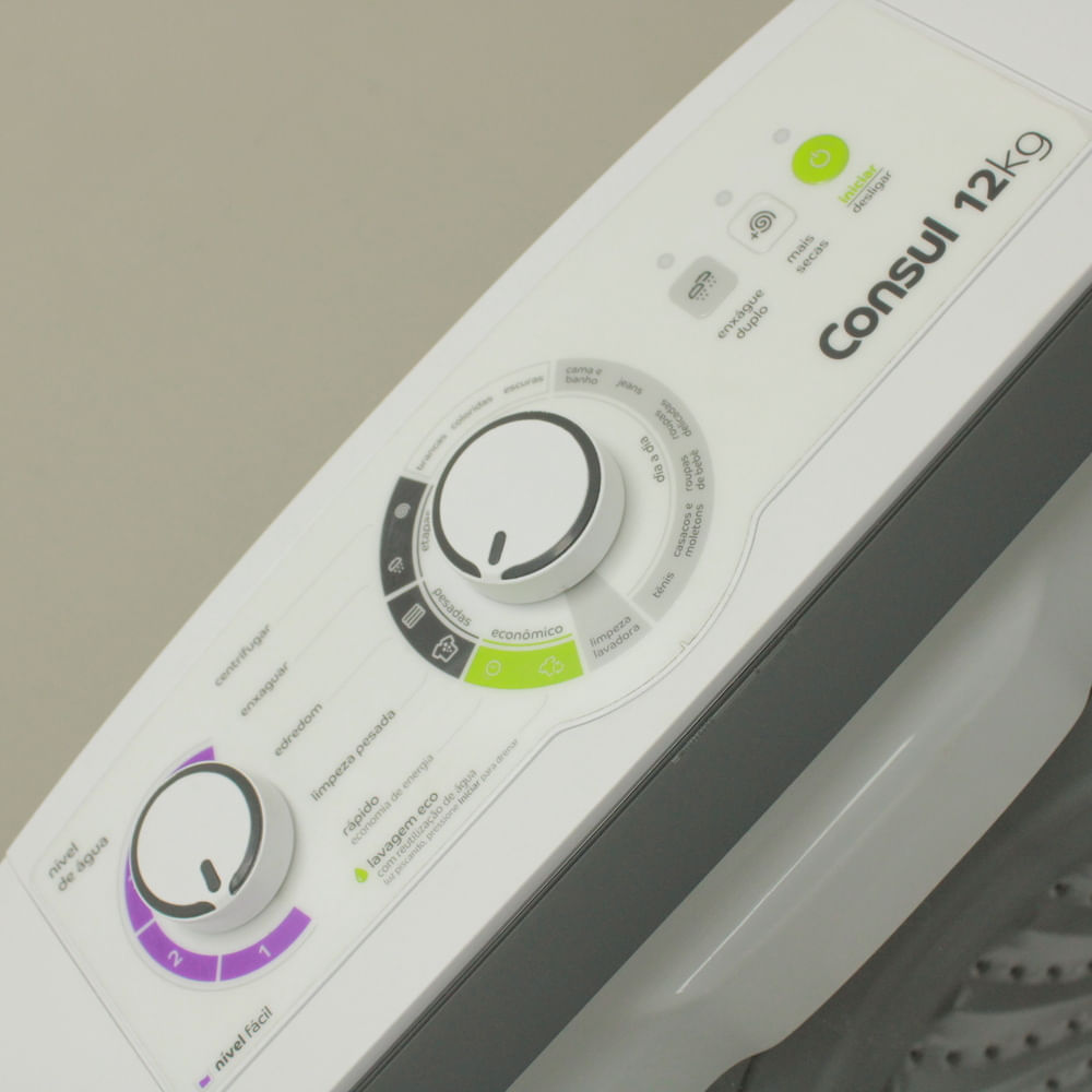 Máquina de Lavar Consul 12 kg Branca com Dosagem Econômica e Ciclo ...